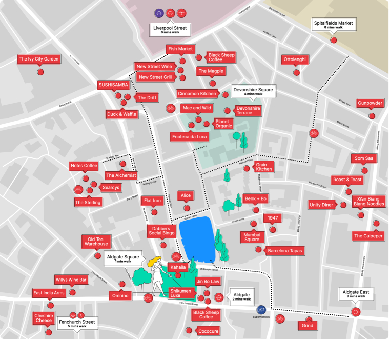 Location – St Botolph Building, London