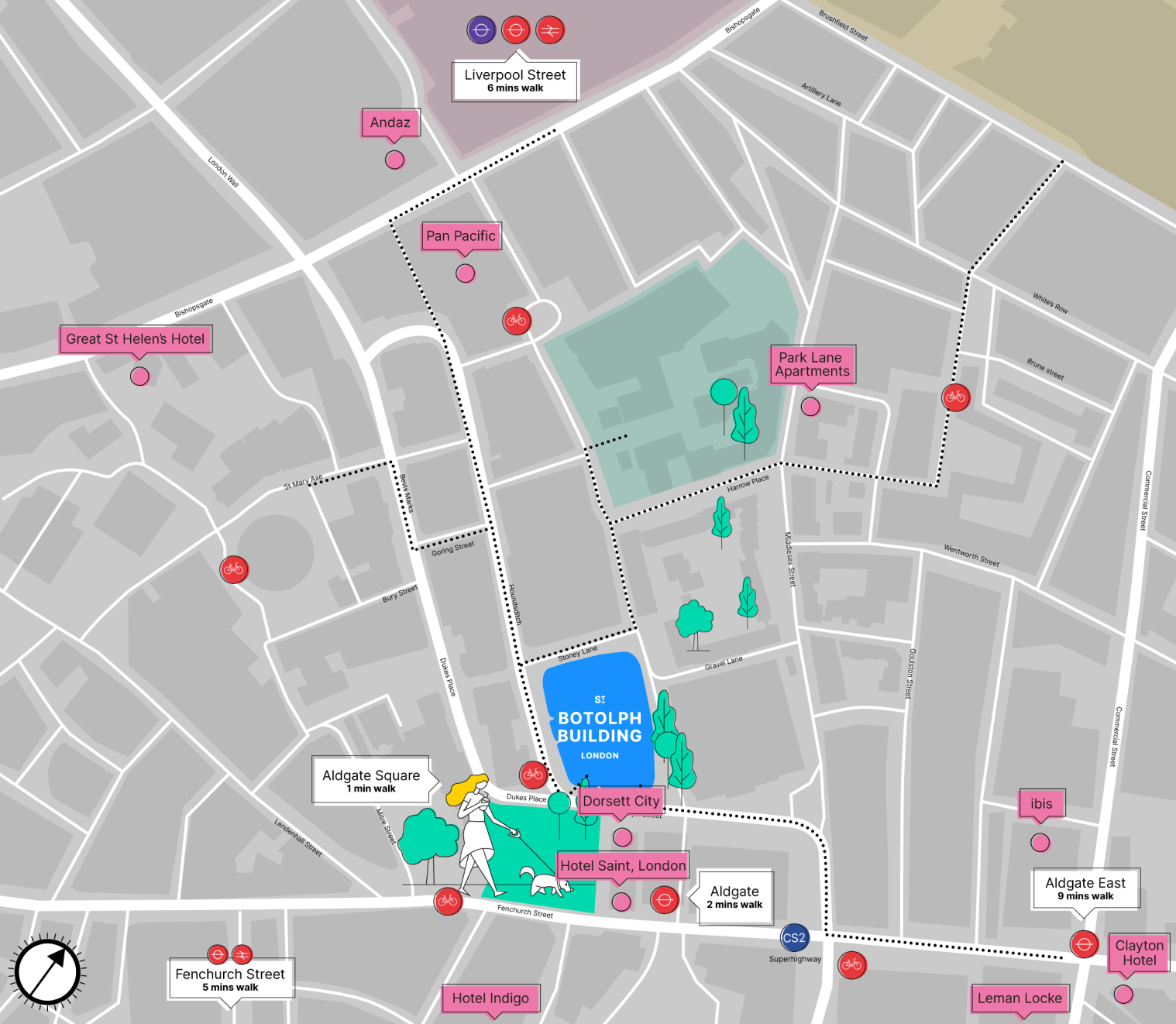 Location – St Botolph Building, London